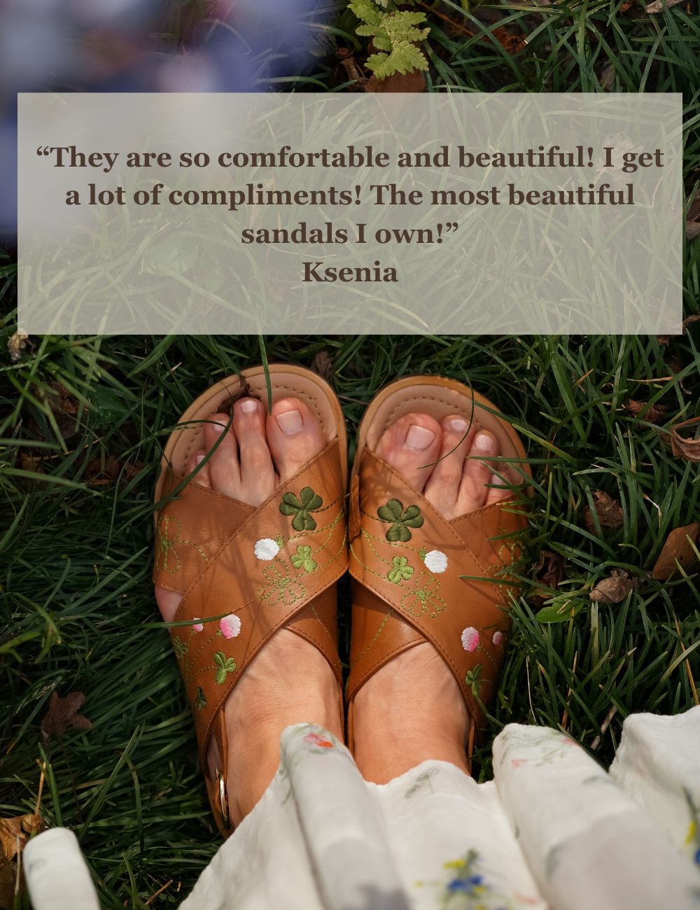 Blooming Clover Mama Sandal - Latte – Petit Nord GLOBAL