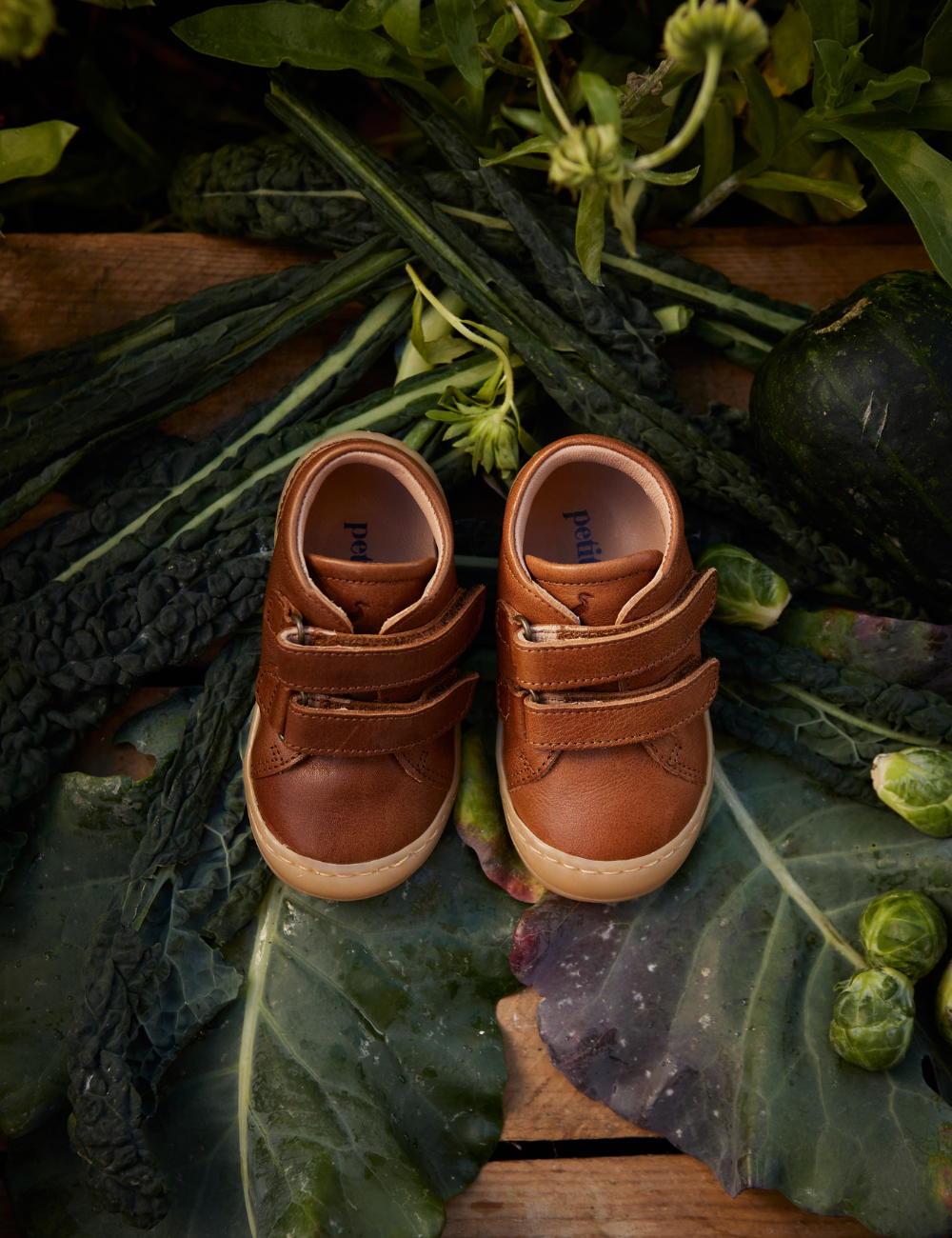 Everyday shoe Velcro - Hazelnut – Petit Nord GLOBAL