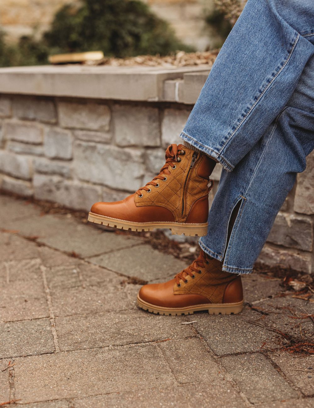 Quilted Saga Boot - Amber suede – Petit Nord GLOBAL