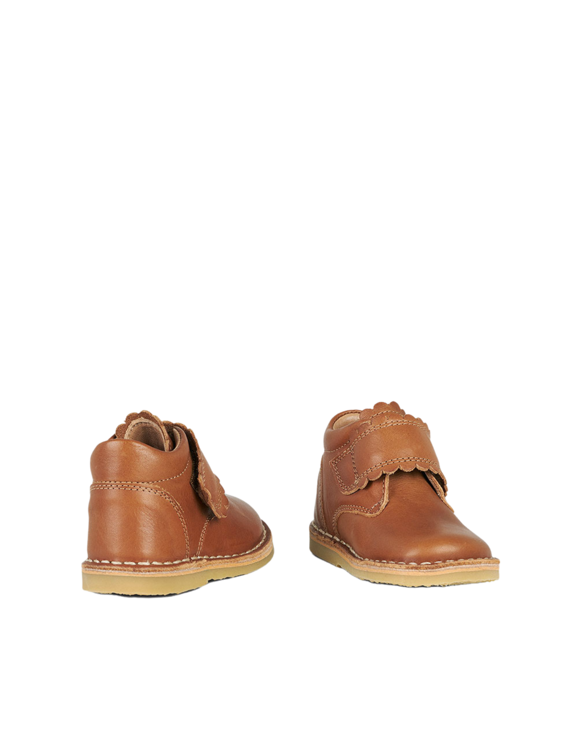 Scallop Velcro Boot - Cognac – Petit Nord GLOBAL