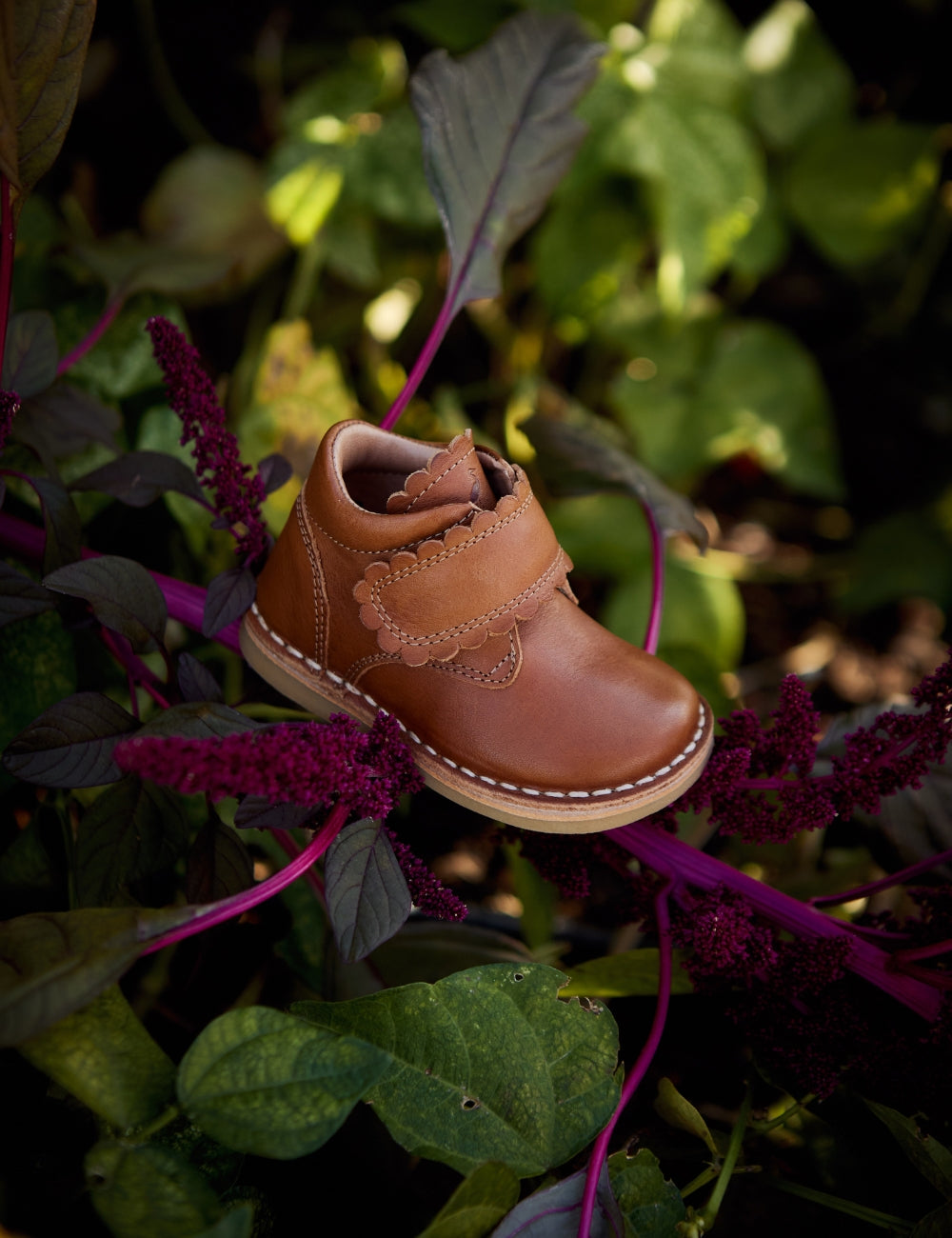 Scallop Velcro Boot - Cognac – Petit Nord GLOBAL