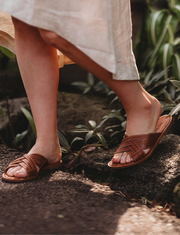 Rika Sandal - Cognac – Petit Nord GLOBAL